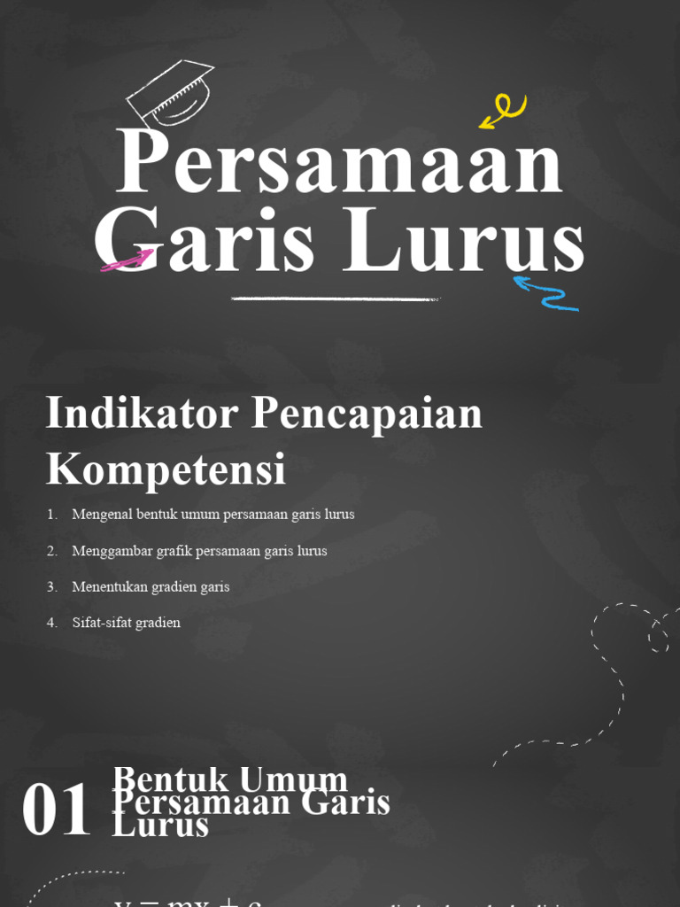 Gradien dan Persamaan Garis Lurus | PDF