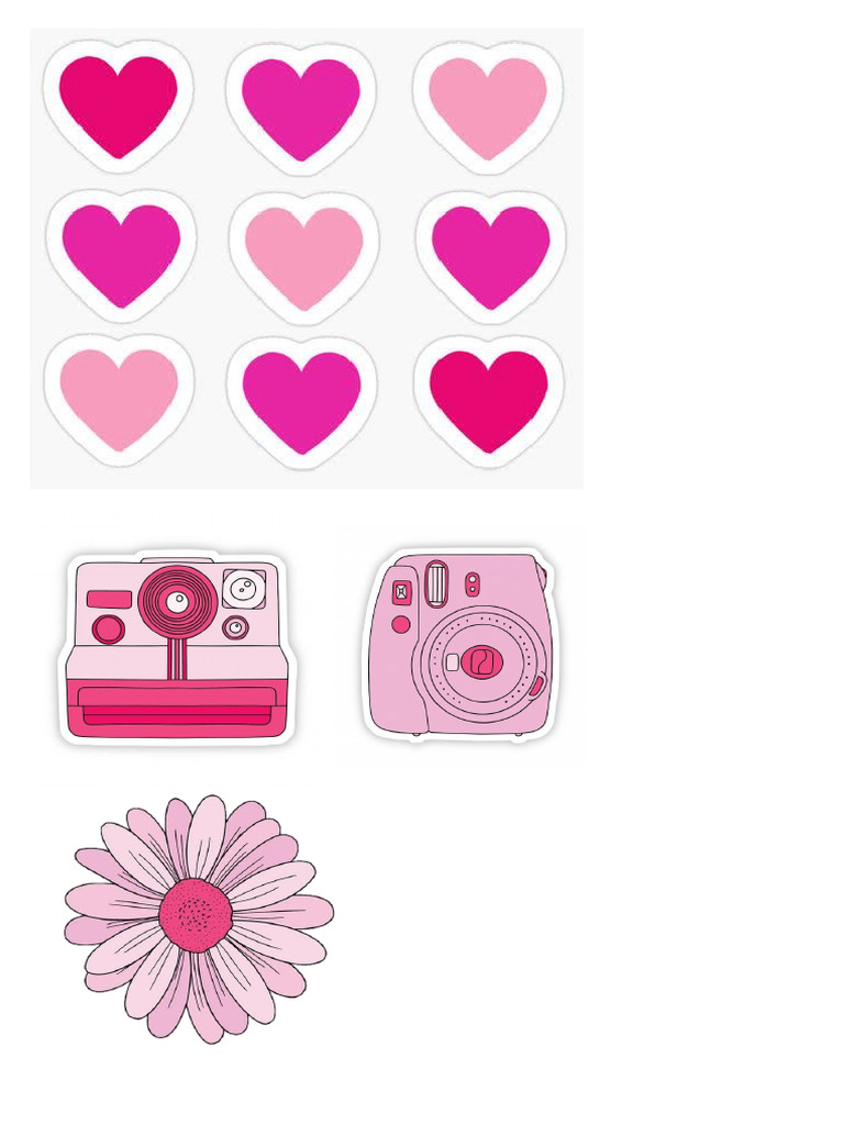 Stickers Rosa | PDF