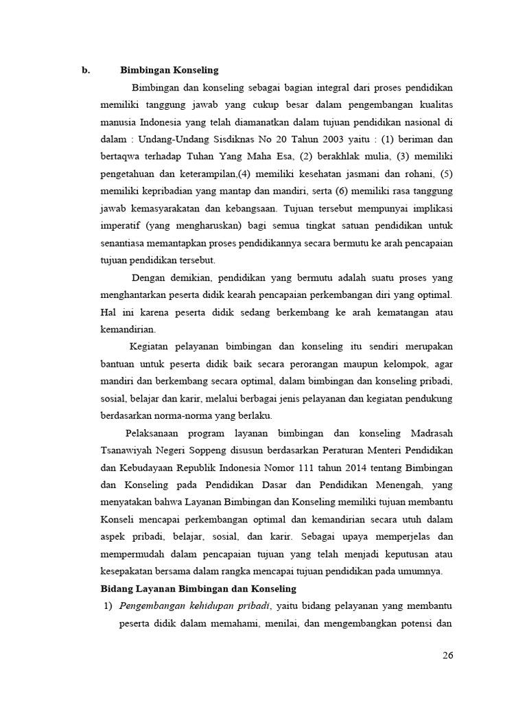 Bimbingan Konseling | PDF