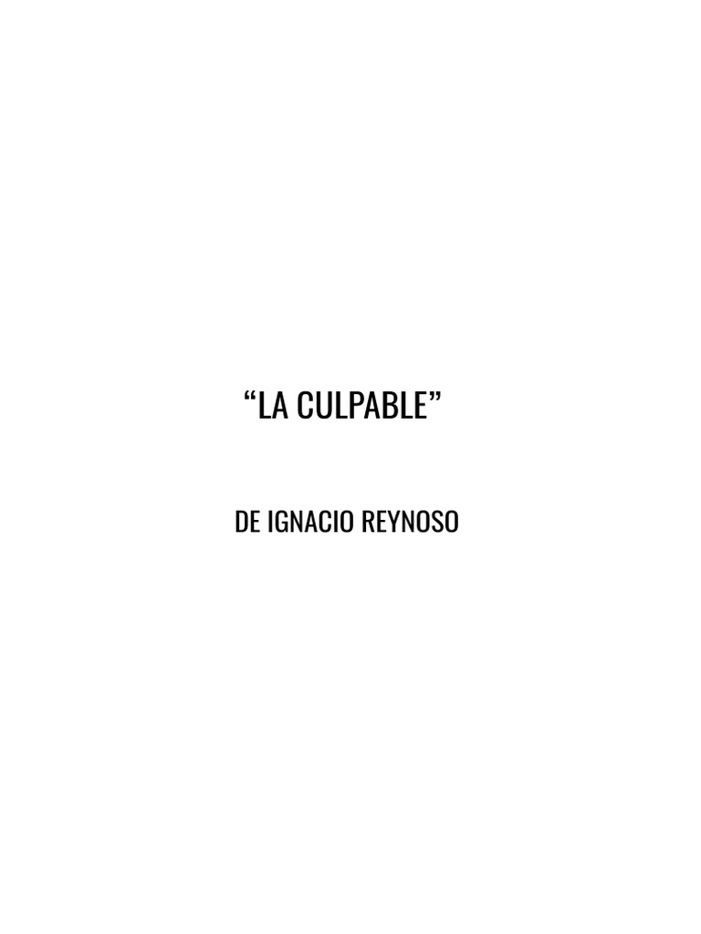 La Culpable | PDF