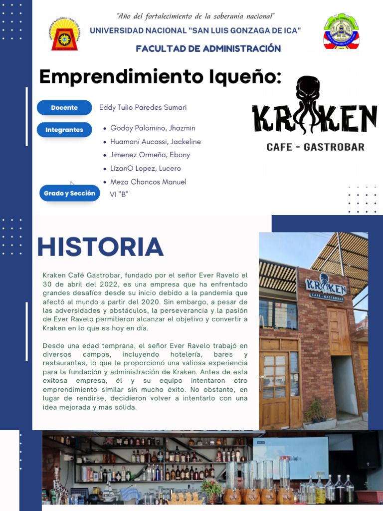 Emprendimiento KRAKEN | PDF