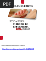 Presentación Etica y Deontologia Profesional en Enfermeria | PDF | Enfermería | Bioética