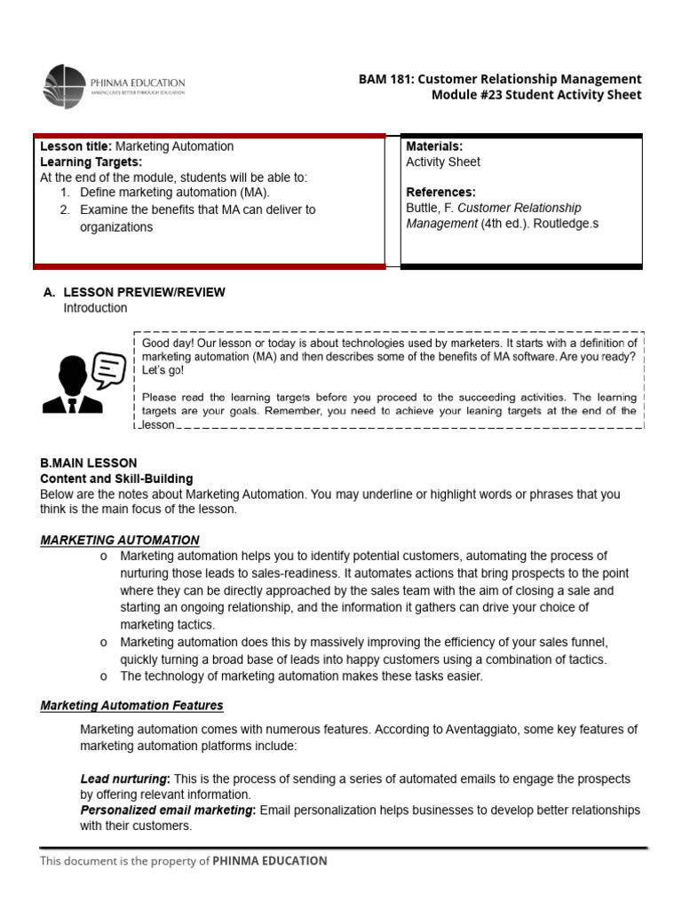BAM 181 Module #23 SAS | PDF
