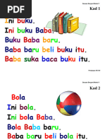 Bacaan Bergred Pemulihan Khas Dan Prasekolah 5-6 Tahun | PDF