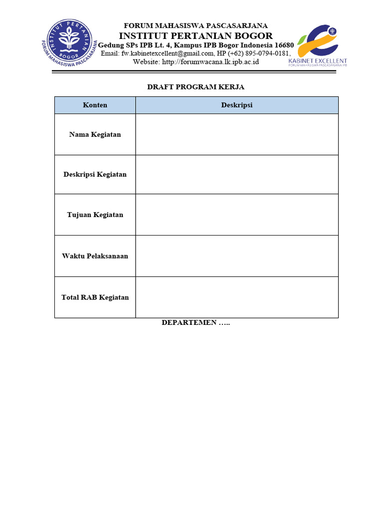 DRAFT PROKER Contoh | PDF | Computers