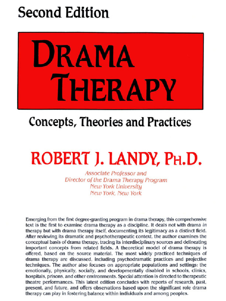 Robert J. Landy - Drama Therapy - Concepts, Theories and Practices ...