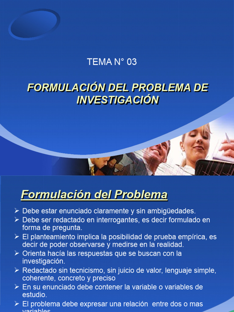 Formulación Del Problema | PDF | Debido al proceso