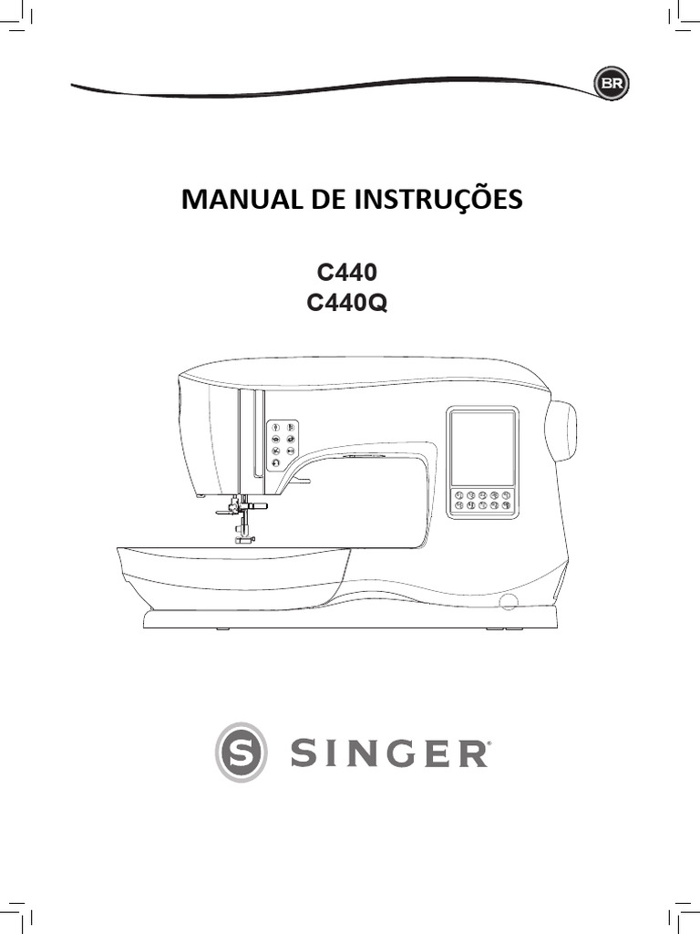 Manual de Instruções Singer Legacy C440.Compressed | PDF | Máquina de ...