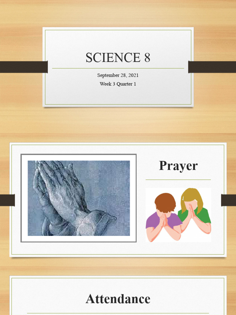 Science 8 PPT W3Q1 | PDF | Potential Energy | Kinetic Energy