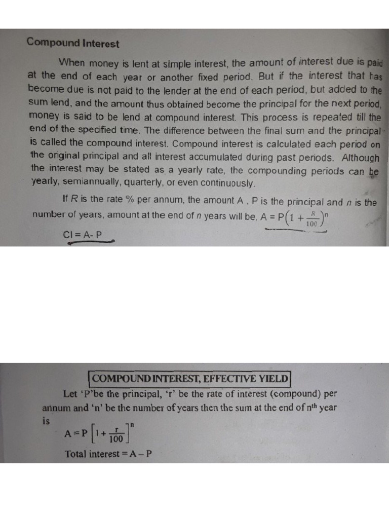 Module 1 - Compound Interest, Present Value | PDF