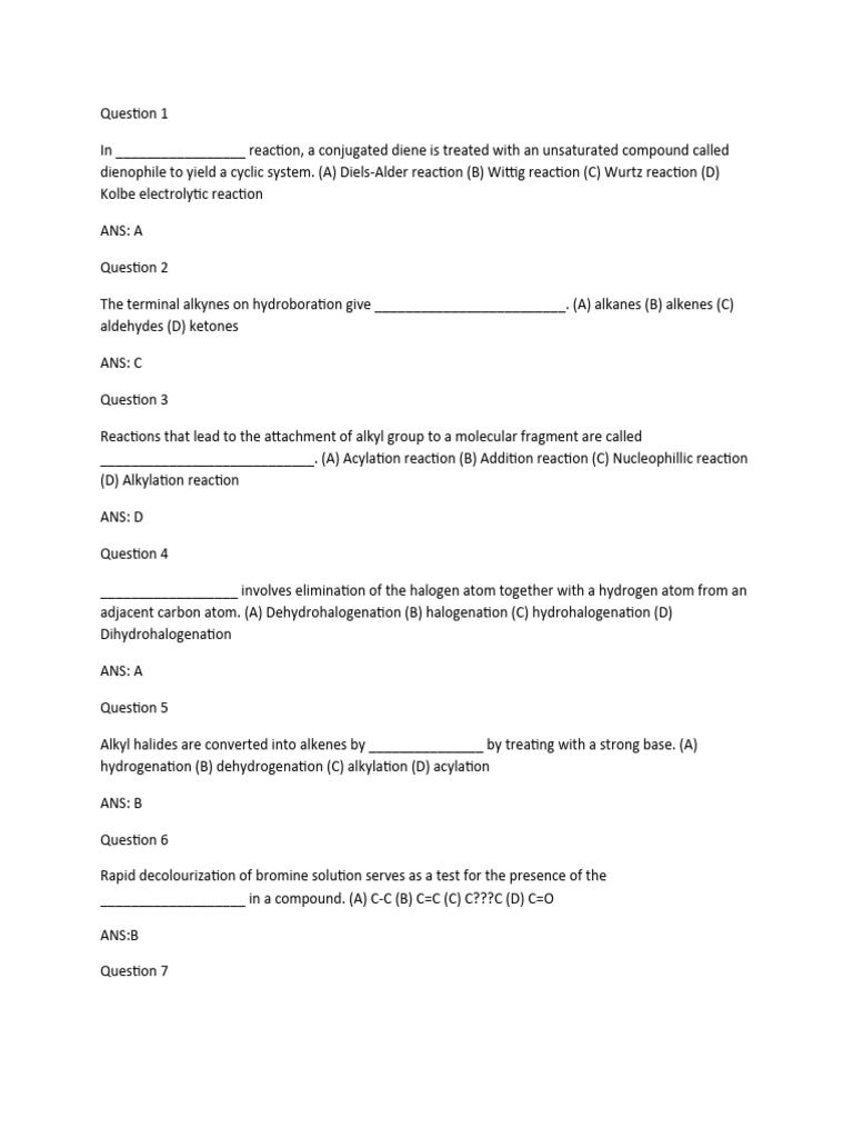 CHM 102 Practice Q&ANS by Yakubu | PDF