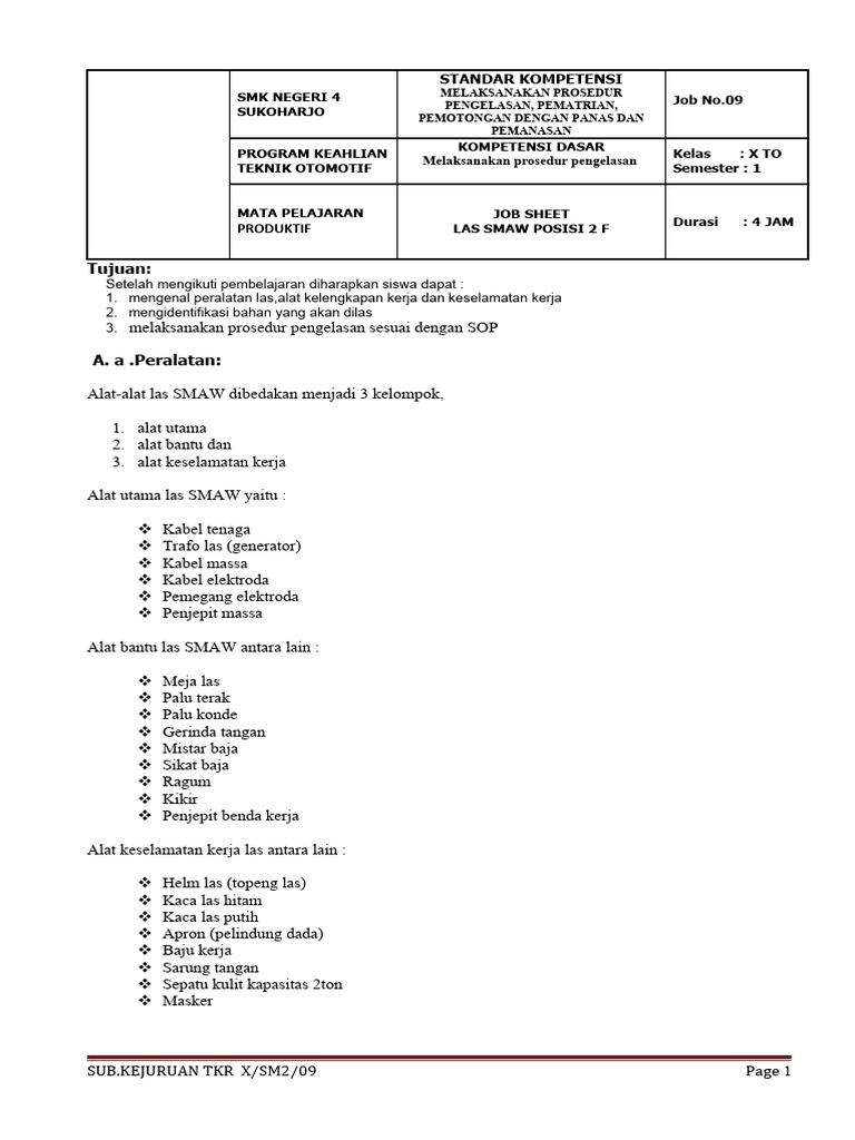 Las 2f - SMK 4 | PDF