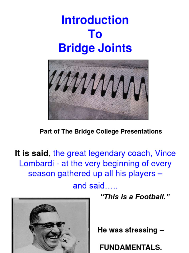 Introduction To Bridge Joints | PDF | Engineering | Building Engineering