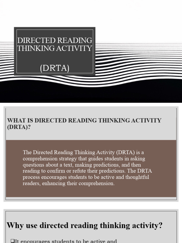 Directed Reading and Teaching Approach | PDF | Reading Comprehension ...