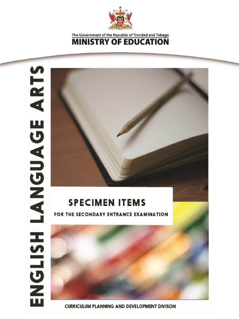 Sea 2019 English Language Arts Specimen Paper | PDF | Pollination ...