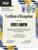 Ict Coordinator Esat Certification Template | PDF