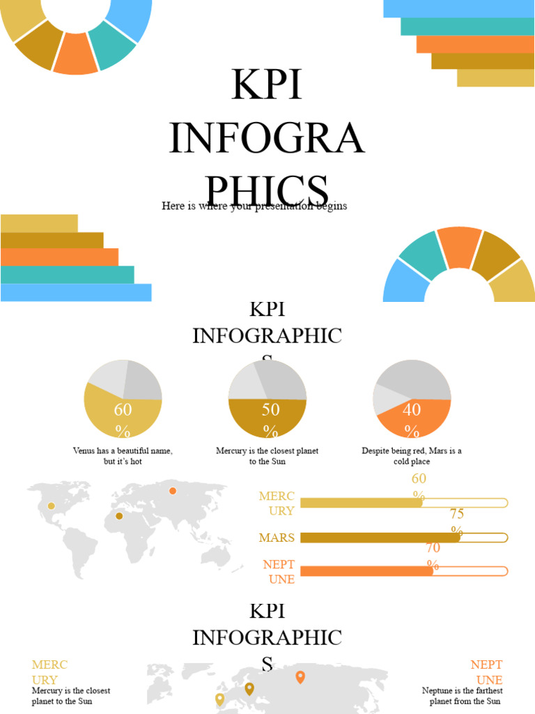 KPI Infographics by Slidesgo | PDF