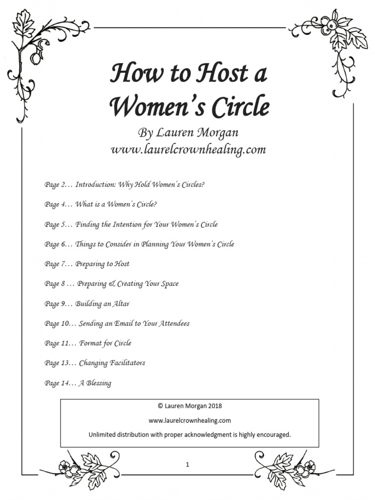 How-to-Run-a-Womens-Circle | PDF