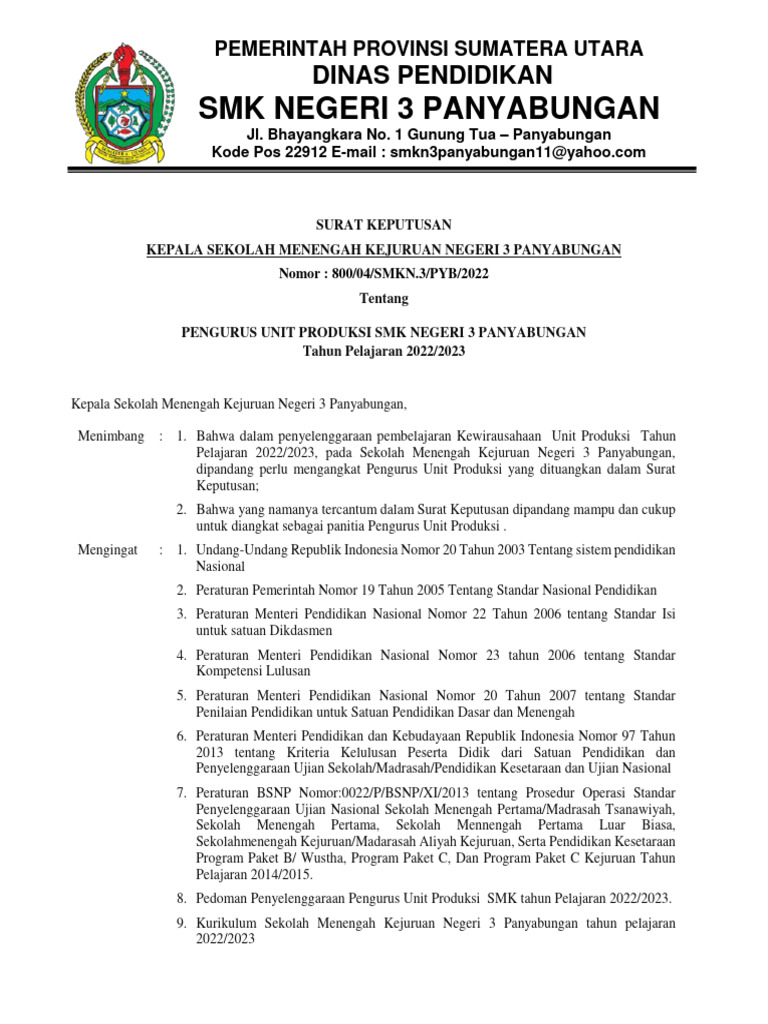 SK Up | PDF | Bisnis