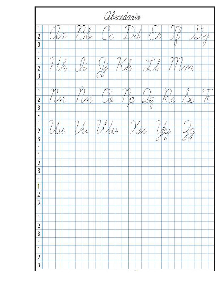Trazos Abecedario 2 | PDF
