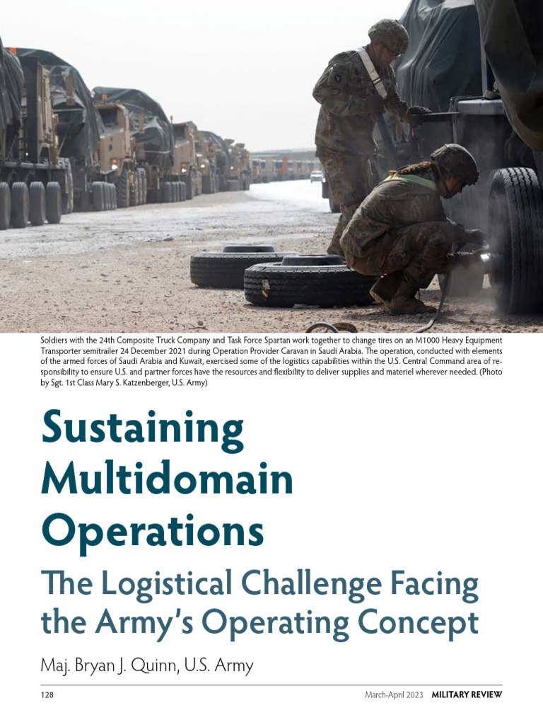 Sustaining Multidomain Operations 24 Mar Pdf