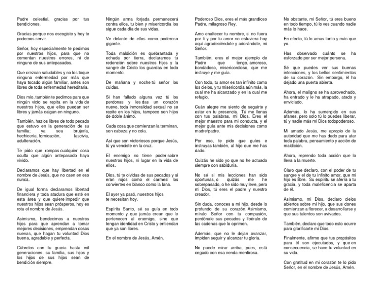 Como Romper Maldiciones Generacionales Pdf Amor Gracia Divina