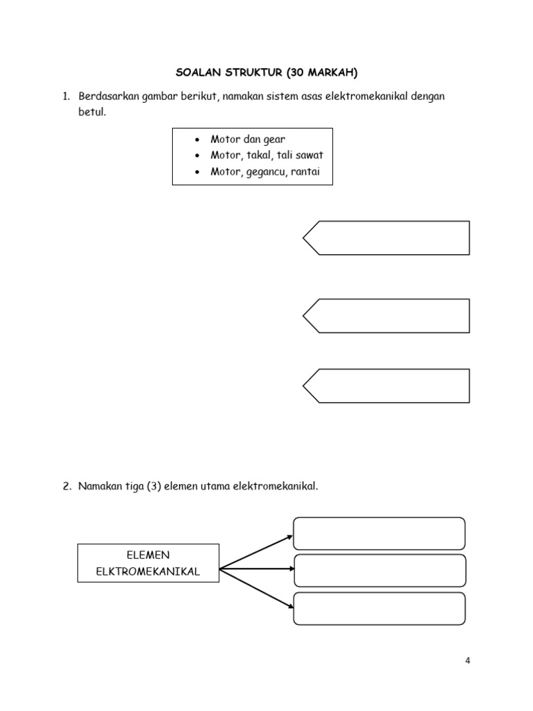 Soalan Struktur RBT Tahun 6 | PDF