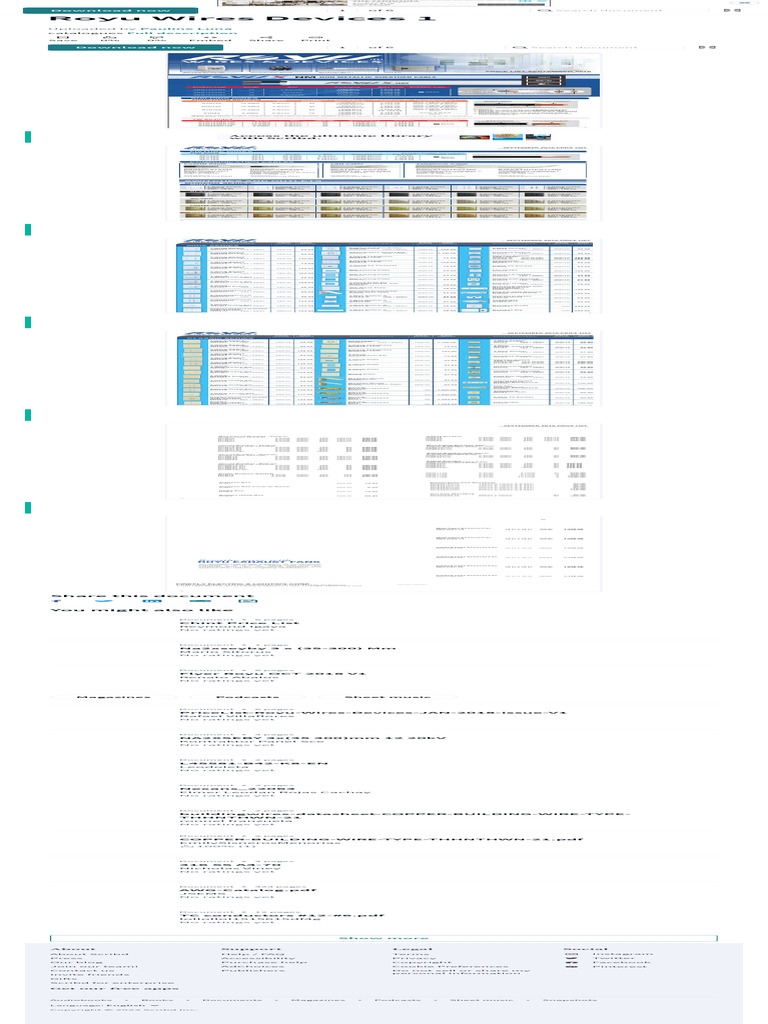 Royu Electrical Devices Price List | PDF