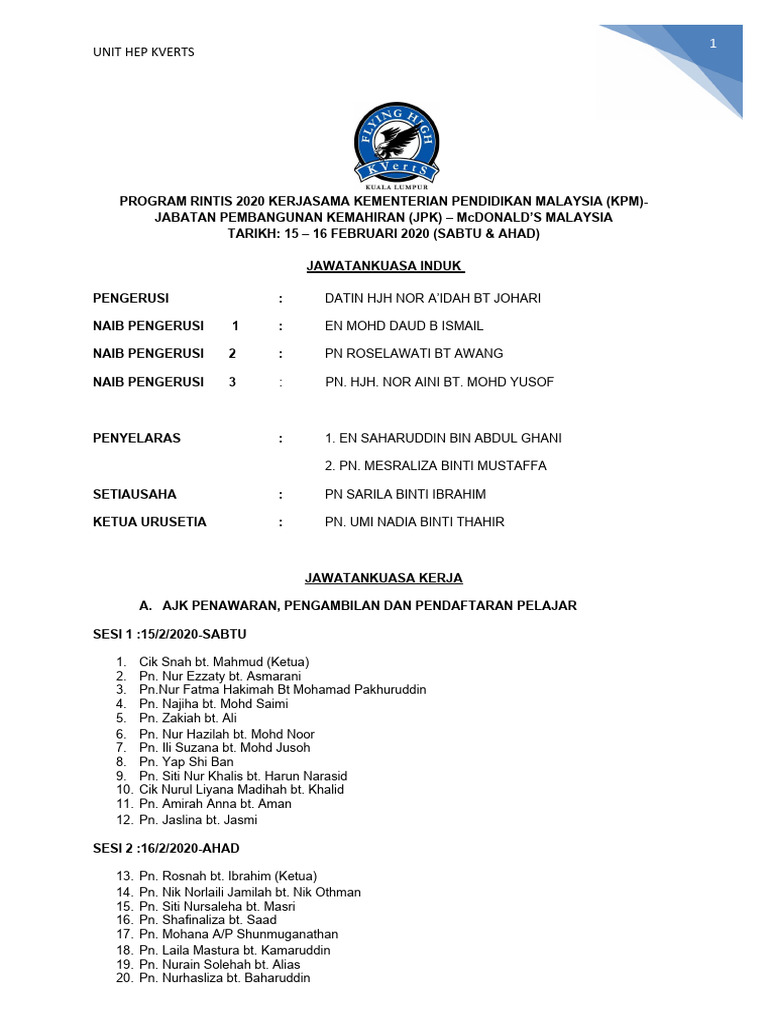 Ajk JPK MCD Kverts-1 | PDF