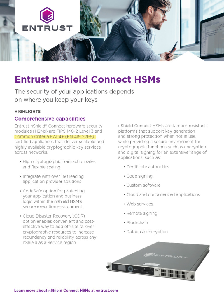 Entrust Nshield Connect Ds | PDF