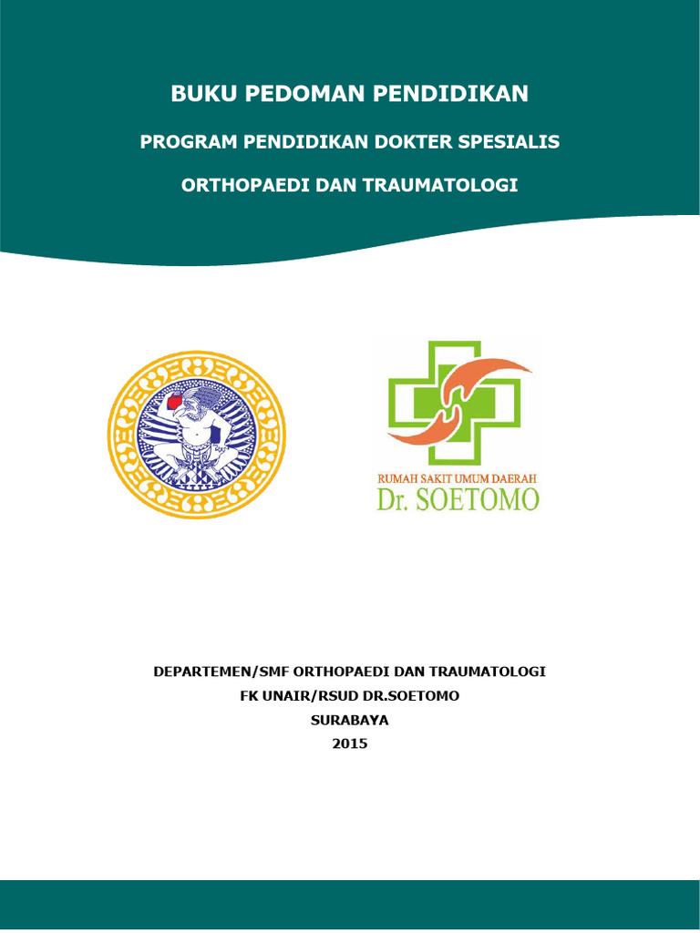 Pedoman Pendidikan PPDS Orthopaedi | PDF