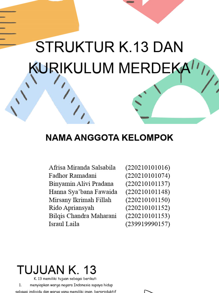 Analisis Kurikulum K.13 Dan Merdeka | PDF