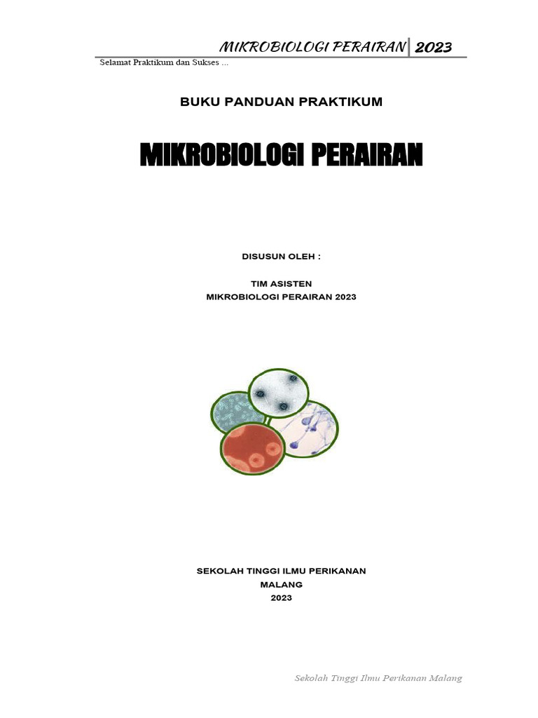 BUKU-PANDUAN-PRAKTIKUM-MIKROBIOLOGI Perairan STIP | PDF