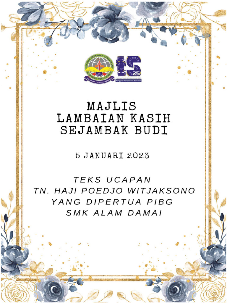 Teks Ucapan Ydp Pibg | PDF