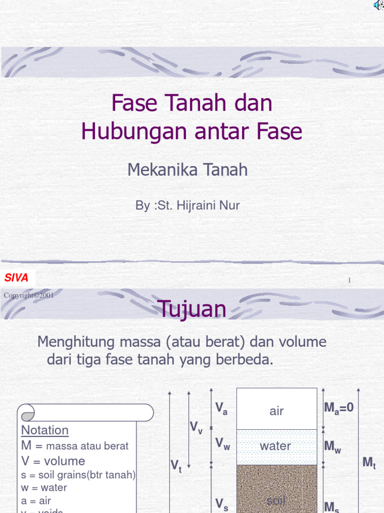Fase dan Massa Jenis Tanah | PDF