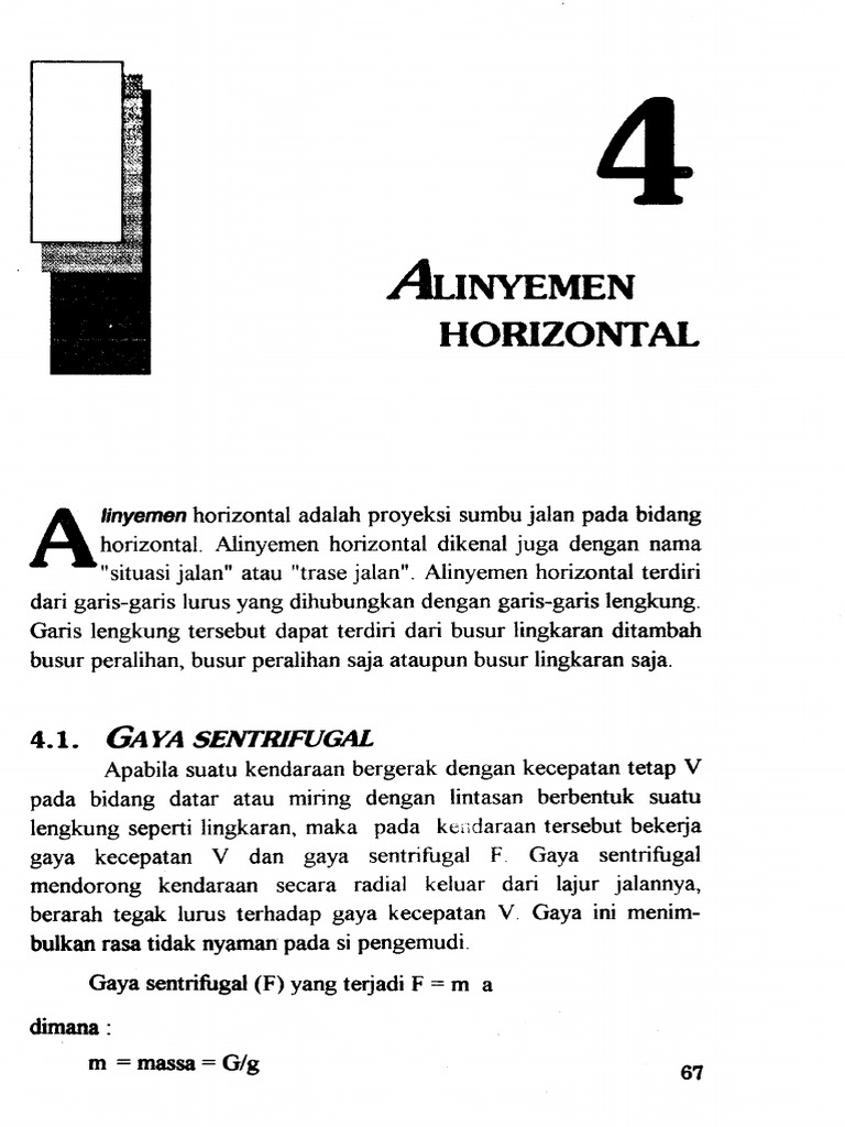 Alinyemen Horizontal dan Superelevasi | PDF