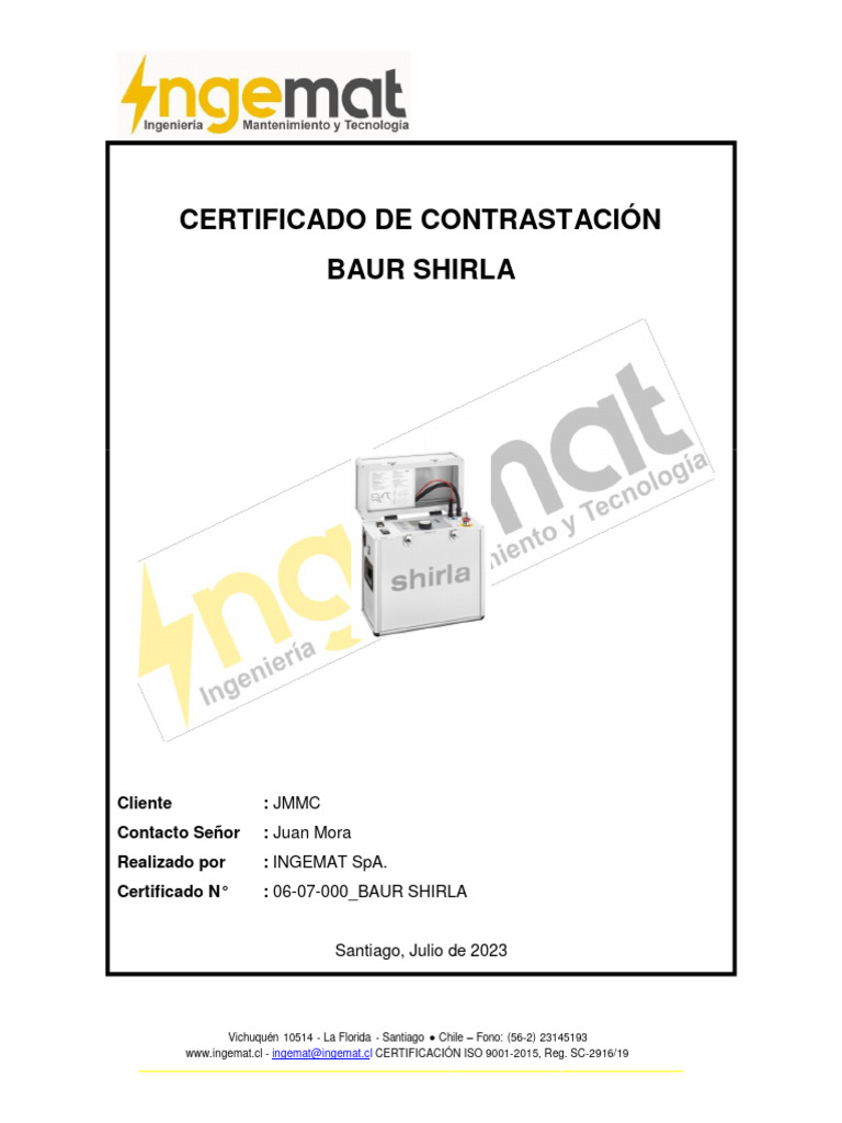 06-07-000 - Baur Shirla | PDF | Calibración | Probabilidad