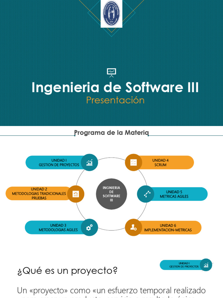 U1 Gestion Proyecto Introduccion | PDF | Software | Gestión de proyectos