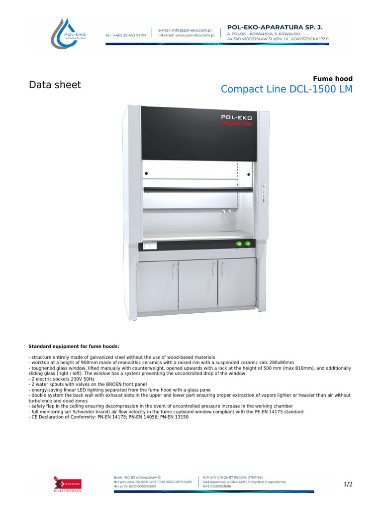 Compact Line DCL-1500 LM - en | PDF