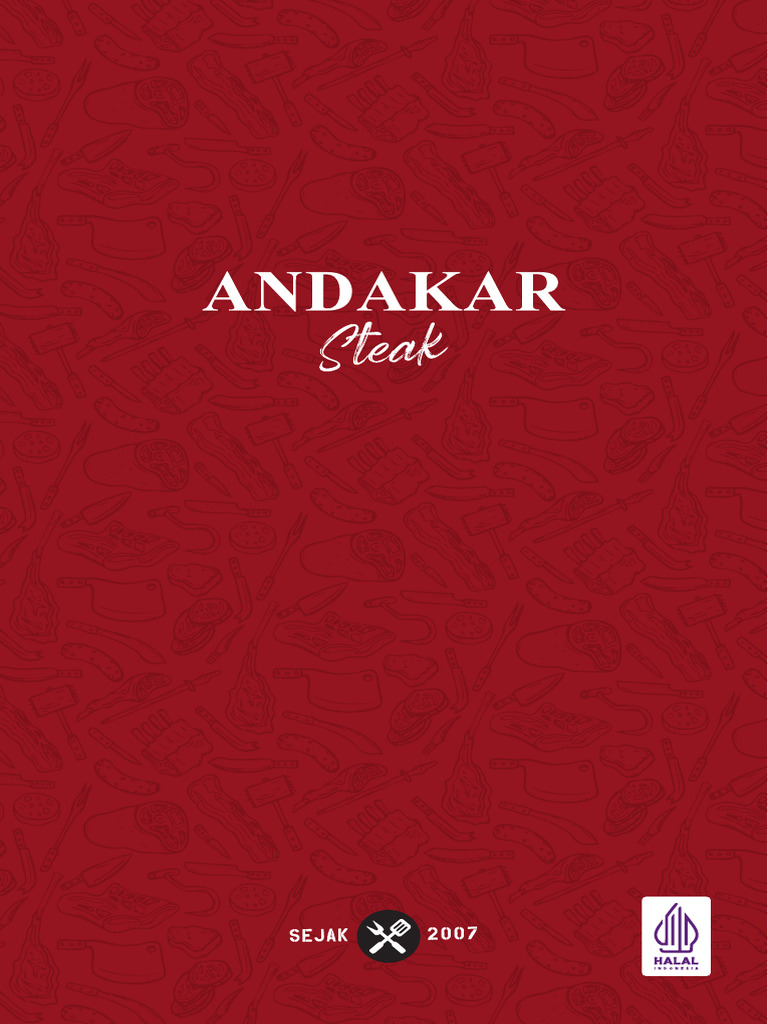 Menu Andakar Steak 2023 | PDF