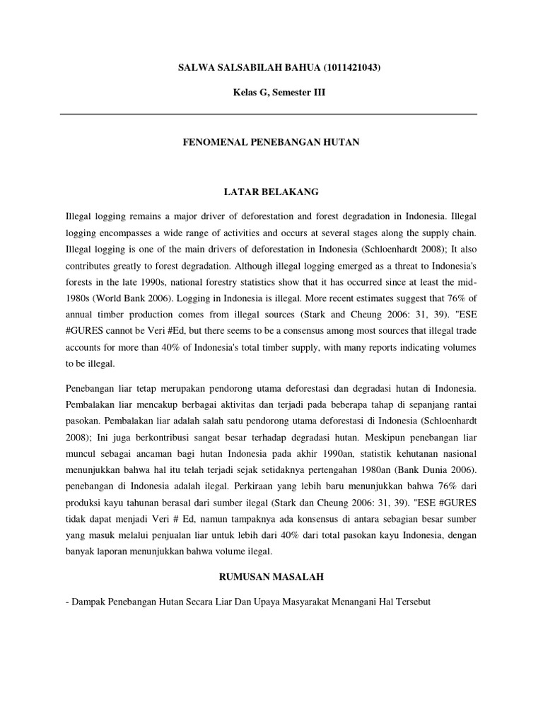 Hukum Lingkungan - Salwa Salsabilah Bahua | PDF