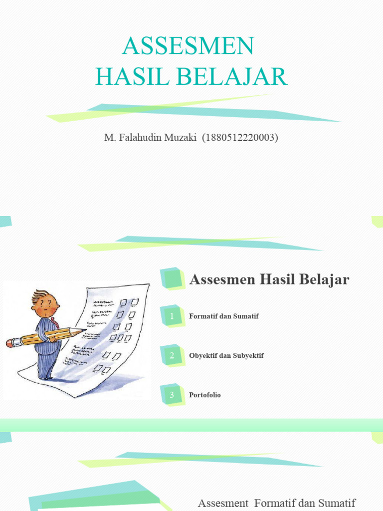 KEL 06 Assesmen Hasil Belajar | PDF | Karier & Perkembangan