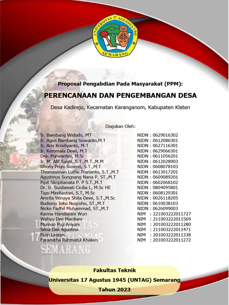 PROPOSAL PPM-KADIREJO | PDF