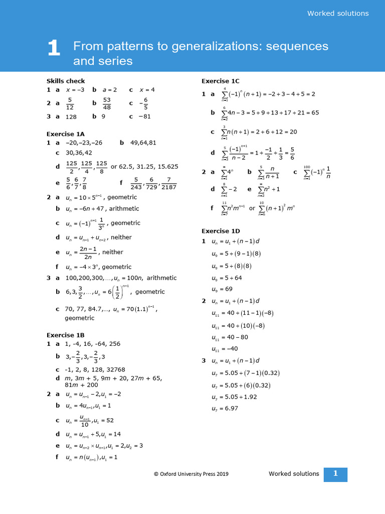 Worked Solutions AASL Oxford | PDF