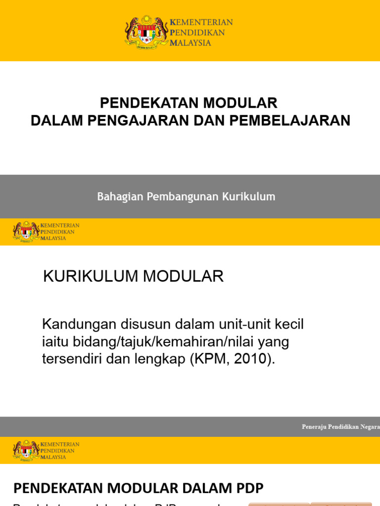 Pendekatan Modular | PDF