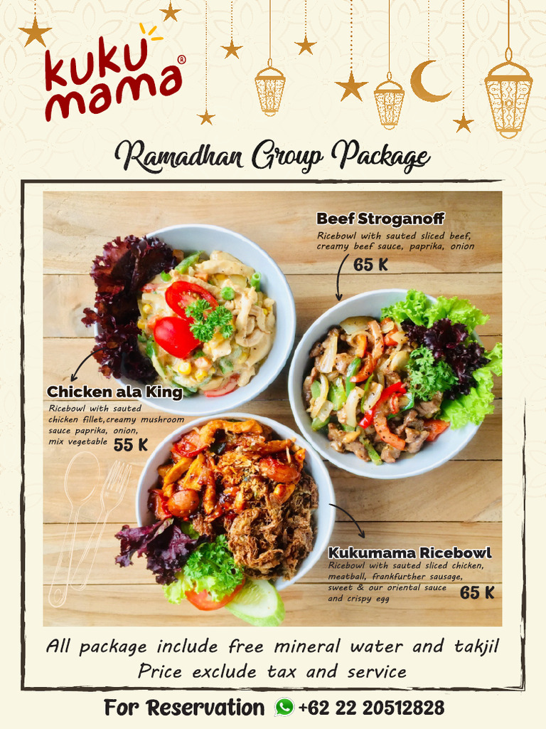 Menu Ramadhan Kukumama | PDF