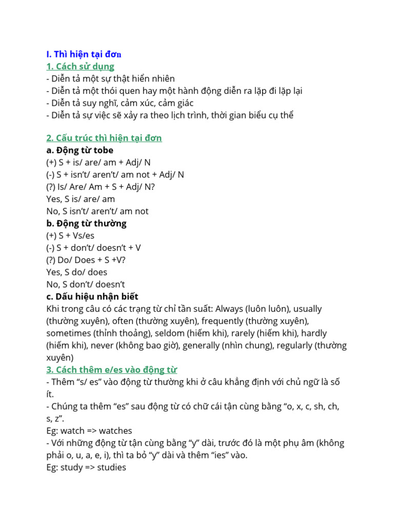 NG Pháp L P 7 | PDF