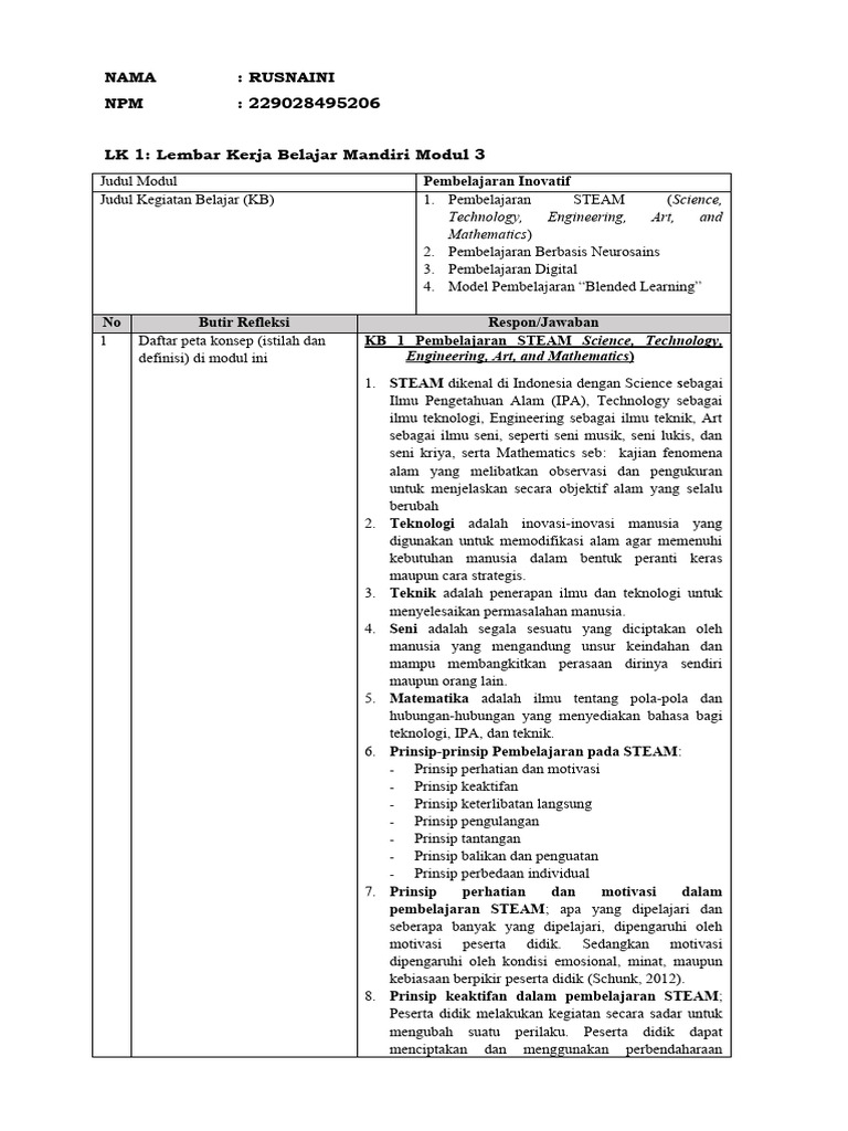 LK 1 - Modul Pedagogik 3 | PDF