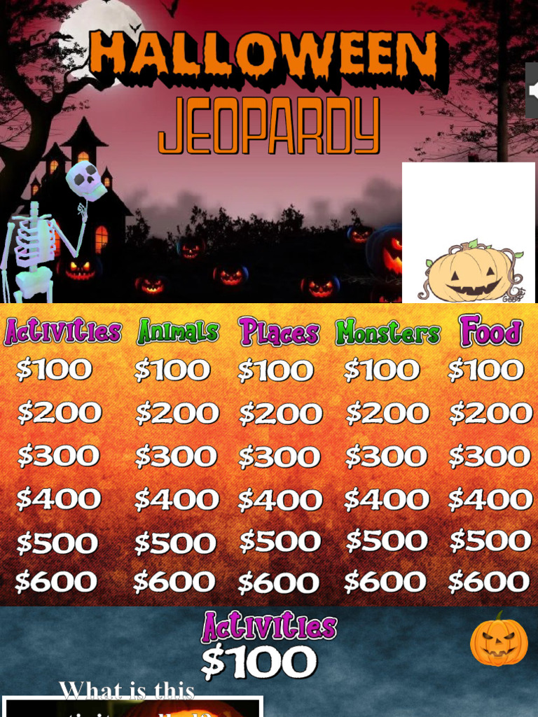 Halloween Jeopardy 2021 | PDF