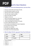 CONJUNCTIONS Class 5 Worksheet Net Explanations | PDF